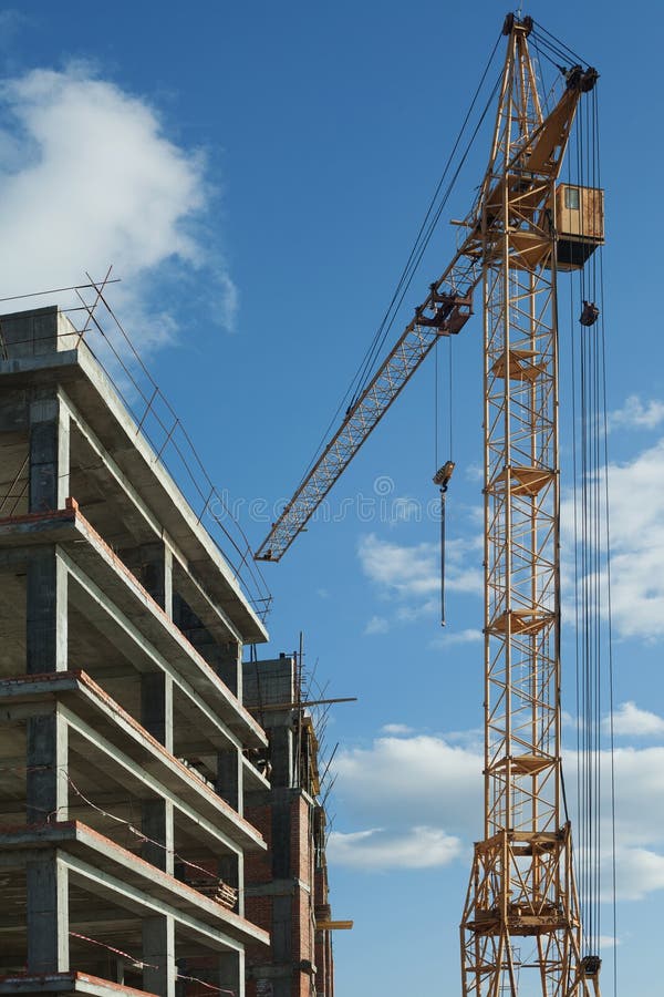 Construction of buildings stock photo. Image of urbanization - 17322972