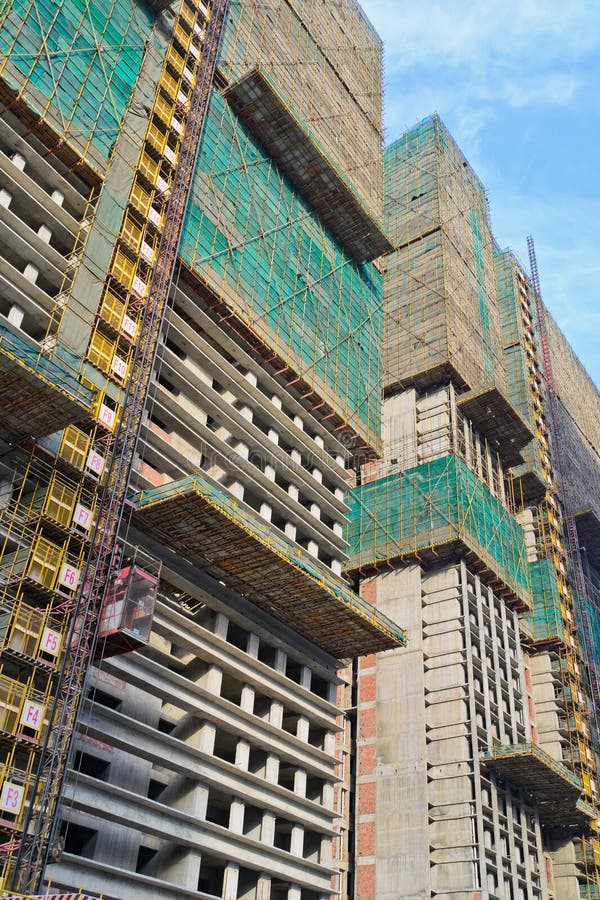 Construction stock photo. Image of building, unfinished - 20091266