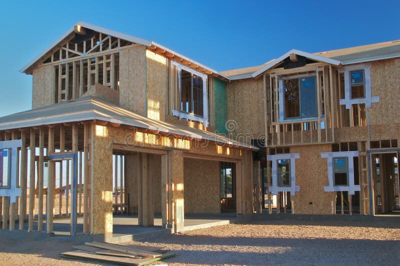 House framing. stock photo. Image of material, family - 5944718