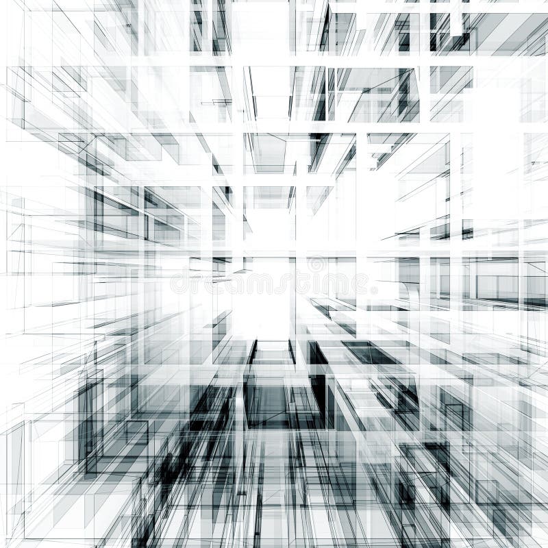 Construction abstract stock illustration. Illustration of blueprint ...