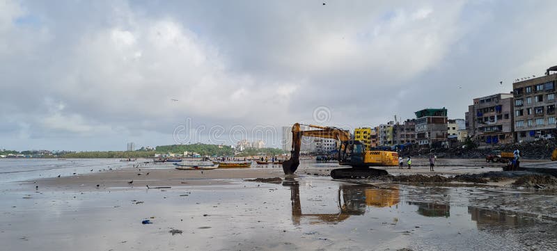 Construction Activity on the Beach Causing Pollution Editorial ...