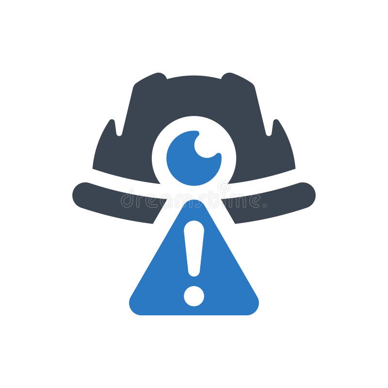 Construction alert icon stock vector. Illustration of icon - 262613063