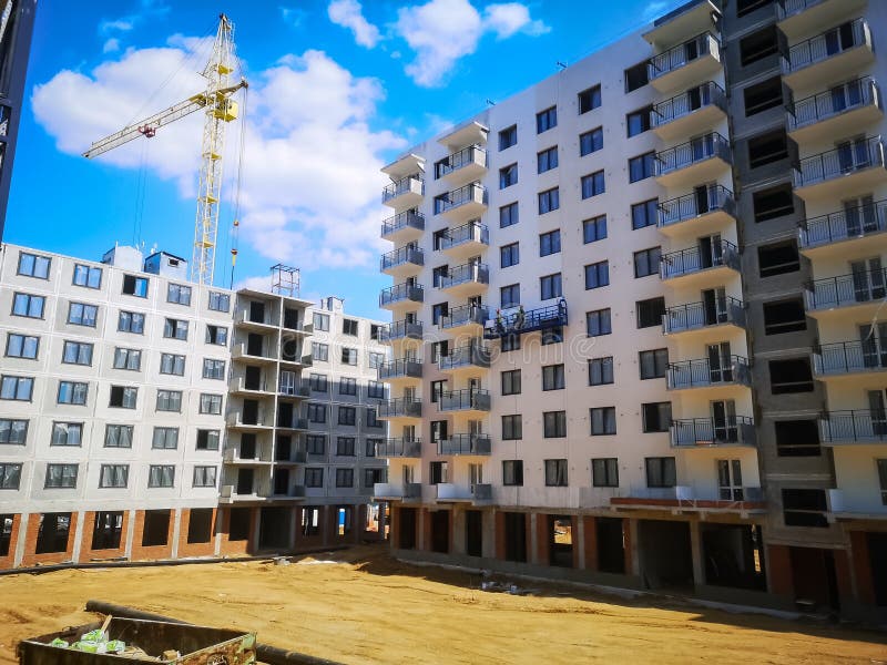 Construction of Apartment Buildings with the Participation of Builders ...