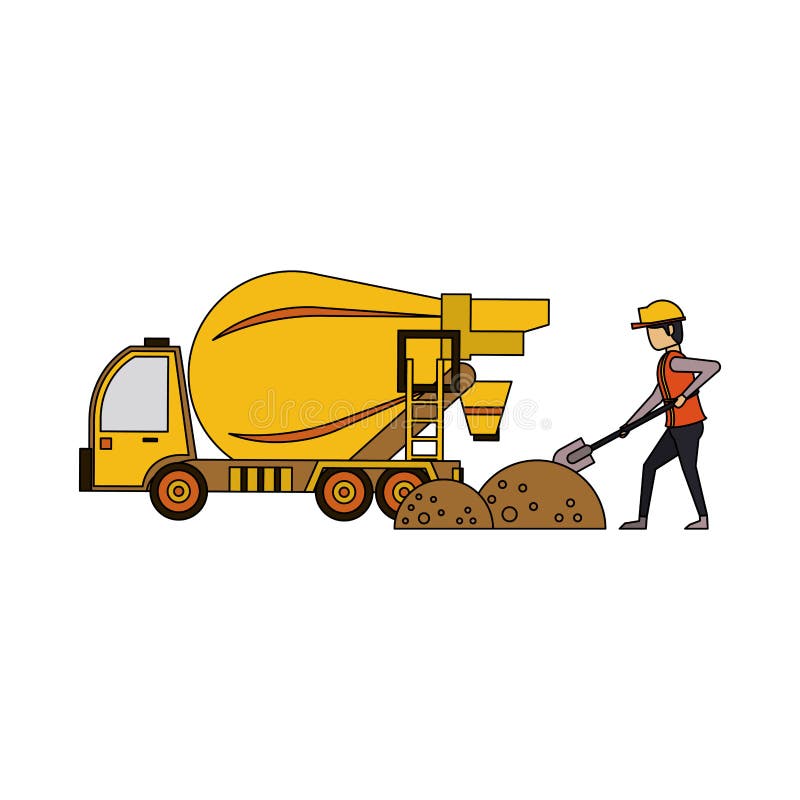 Construction Architectural Engineering Work Cartoon Stock Vector ...