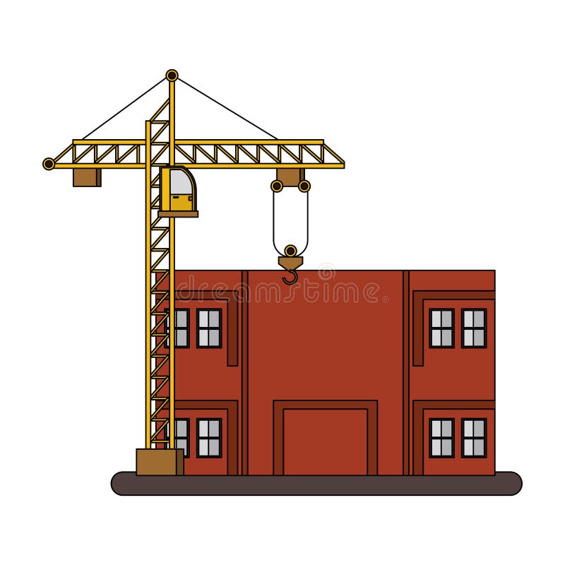 Construction Architectural Engineering Work Cartoon Stock Vector ...