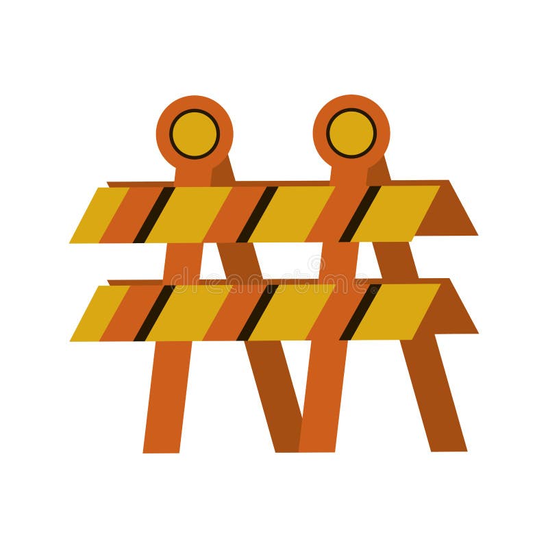 Cartoon Construction Barricade Stock Illustrations – 685 Cartoon ...