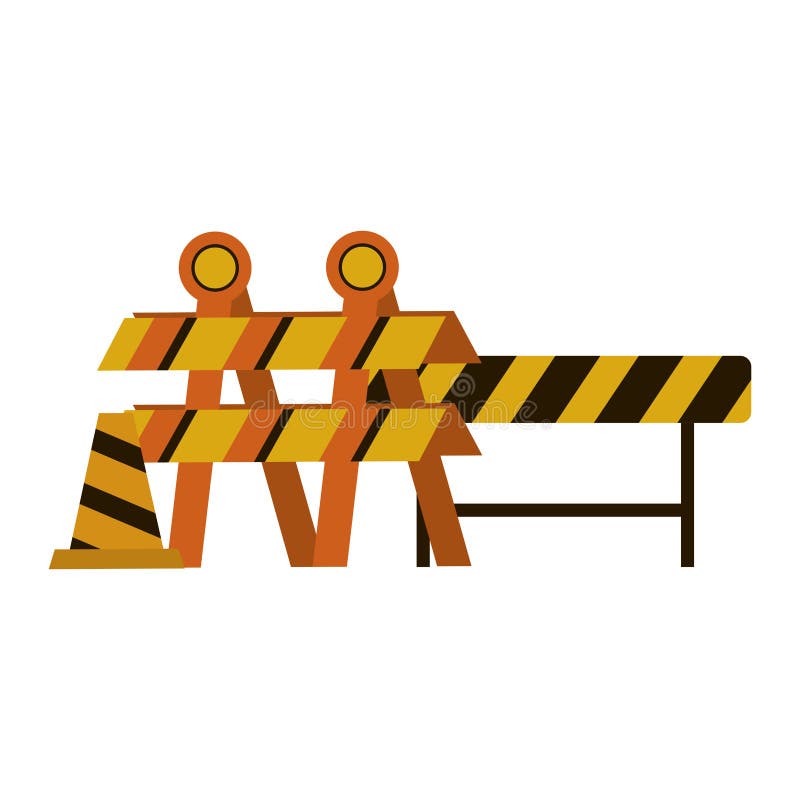 Cartoon Construction Barricade Stock Illustrations – 1,065 Cartoon ...