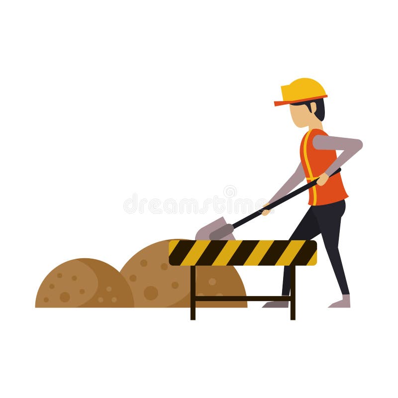 Construction Architectural Engineering Work Cartoon Stock Vector ...