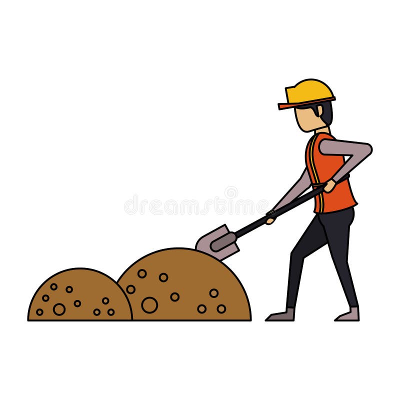 Construction Architectural Engineering Work Cartoon Stock Vector ...