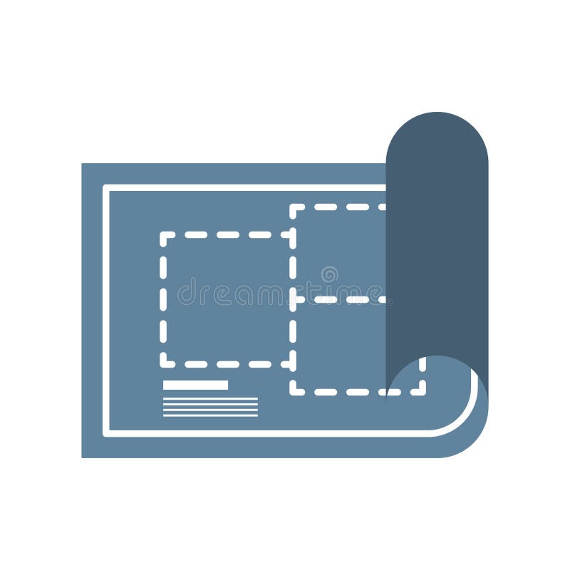 Construction Architectural Project Plan Cartoon Stock Vector ...