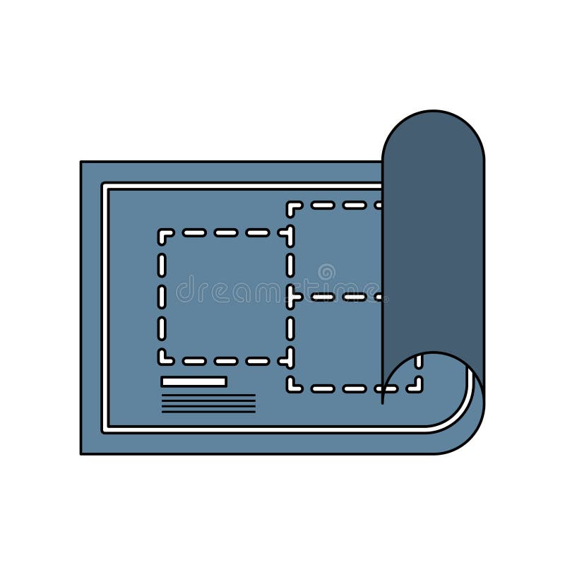Construction Architectural Project Plan Cartoon Stock Vector ...