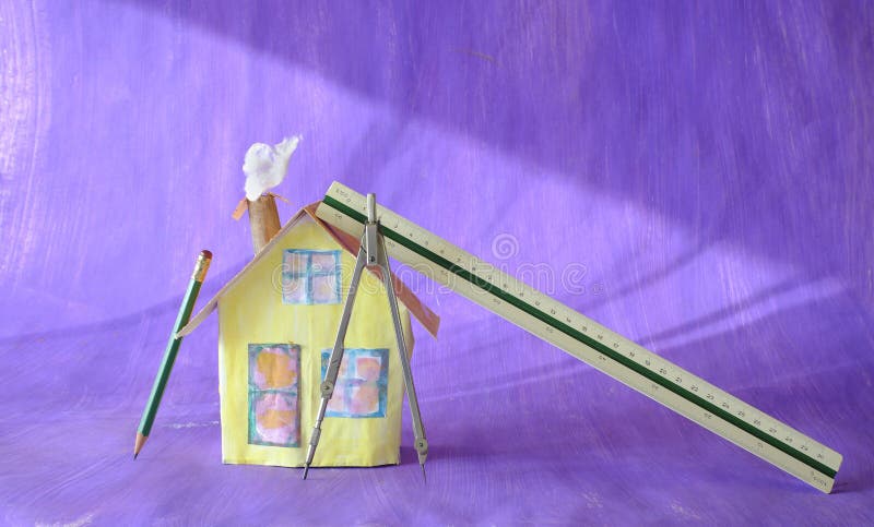 Construction and Architecture Concept.Residential Building As Cute ...