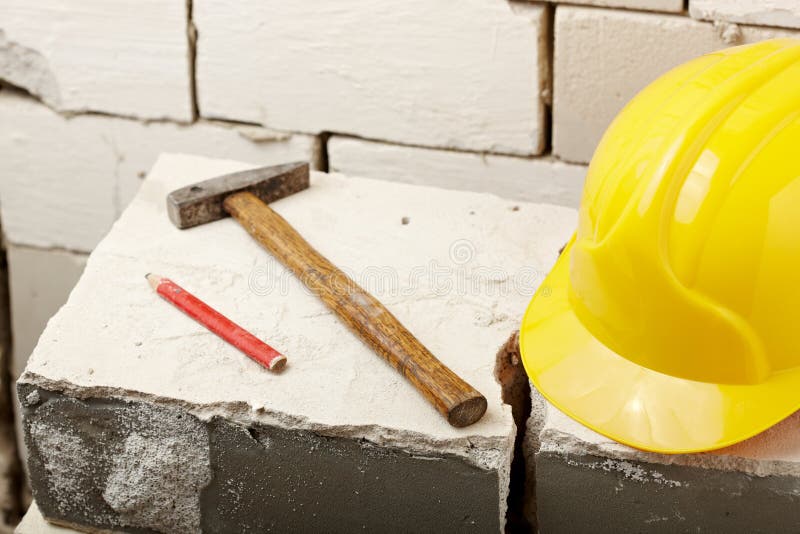 Construction area stock photo. Image of industry, wall - 16454414