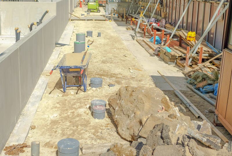 Construction area stock photo. Image of construction - 62142080