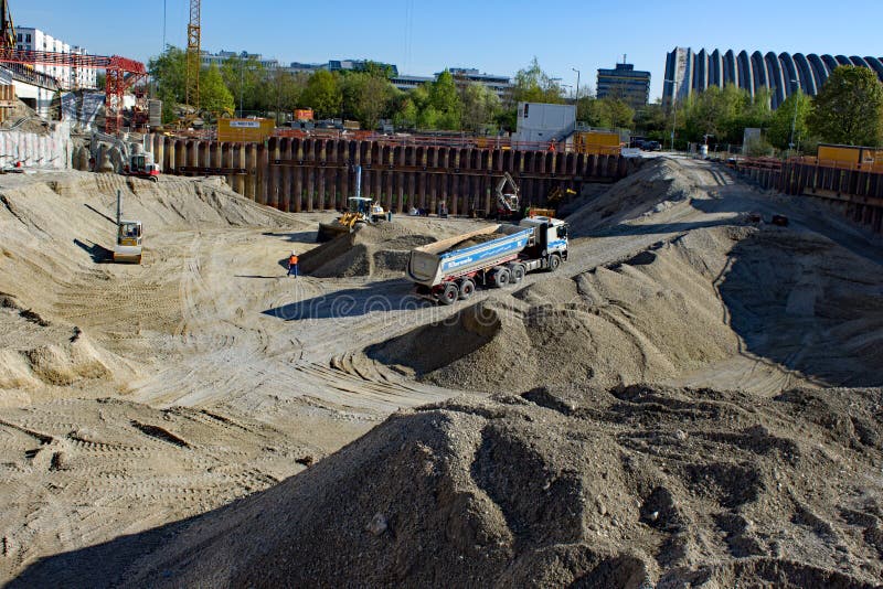 Construction Area editorial image. Image of industry - 93544120