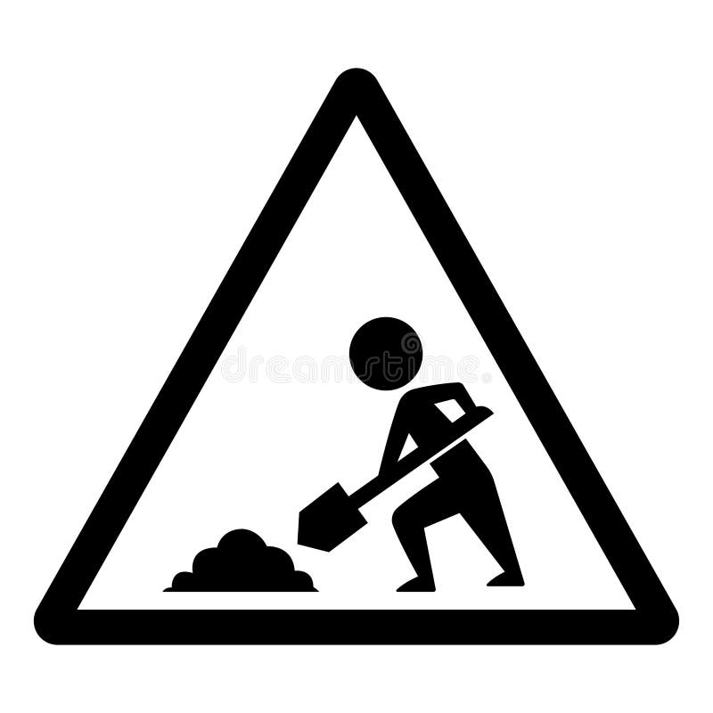 Machinery Area Symbol Sign, Vector Illustration, Isolate on White ...