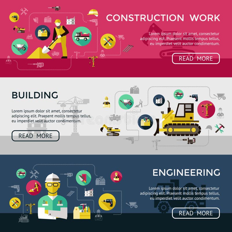 Construction Banner Stock Illustrations – 186,902 Construction Banner ...