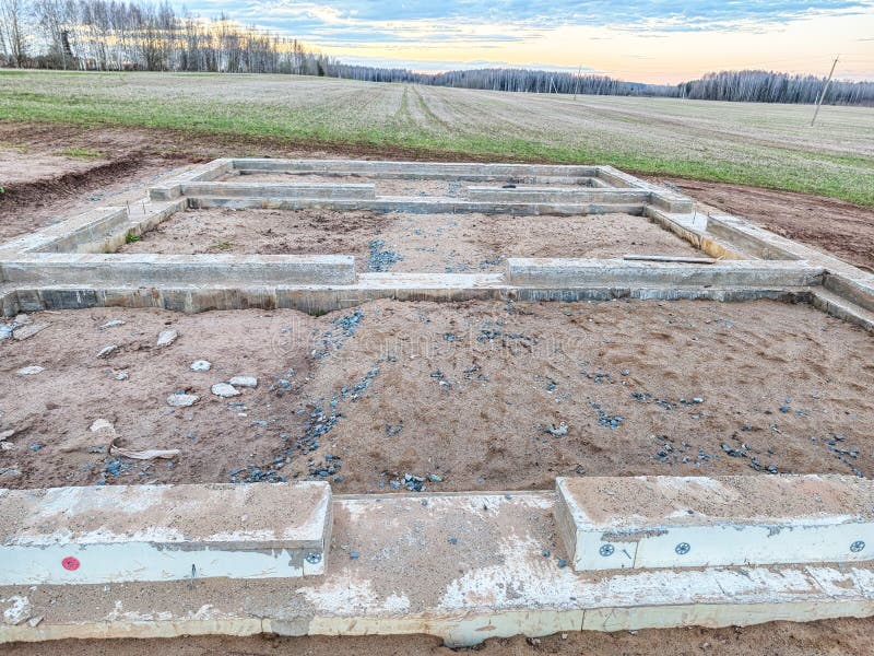 Construction Base for a New Building Set in a Rural Area Under a Soft ...