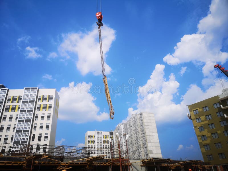 Construction of a Basement Floor for Office Space at a Construction ...