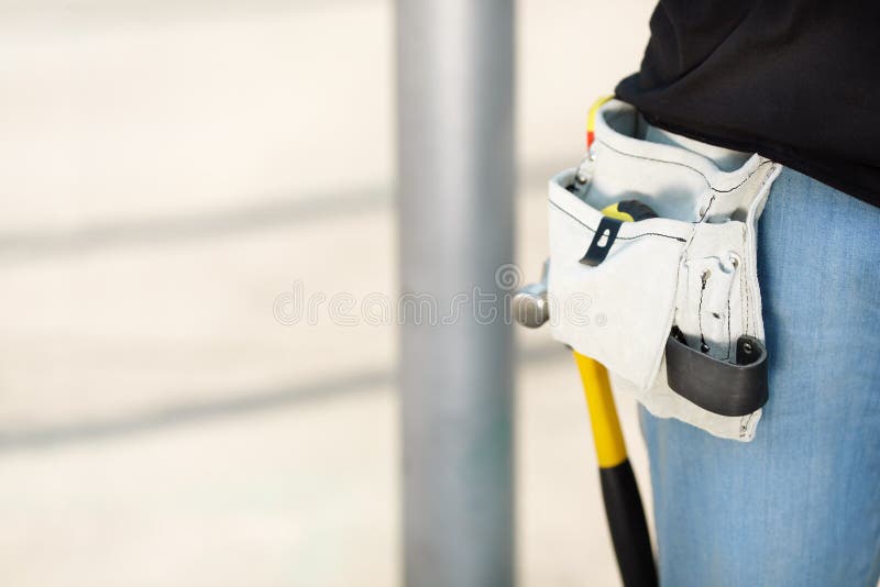 Construction belt stock image. Image of professional - 18330829