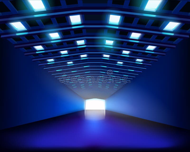 Construction of Big Hall. Vector Illustration Stock Vector ...