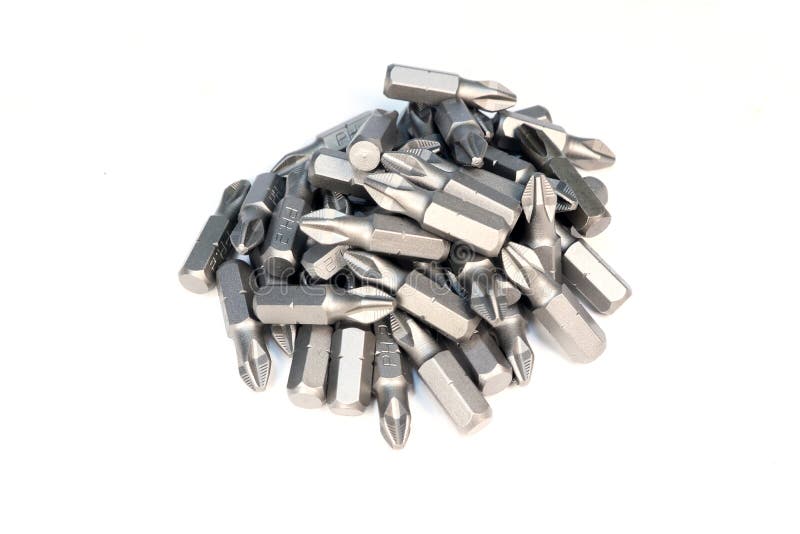 The construction bits. stock image. Image of metal, industry - 105303291
