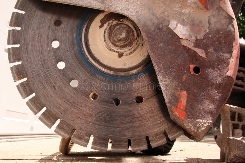Construction Blade Machine stock image. Image of tooth - 1156669