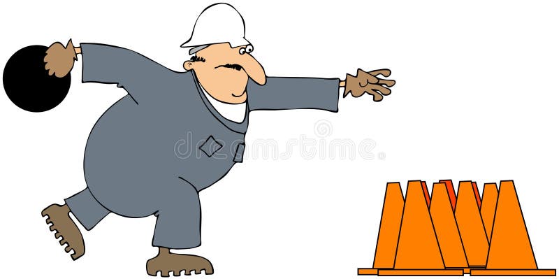 Construction bowl stock illustration. Illustration of hard - 27015013