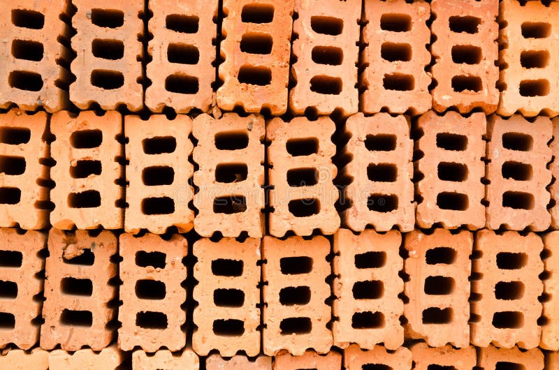 Construction Brick Background Stock Image - Image of solid, background ...