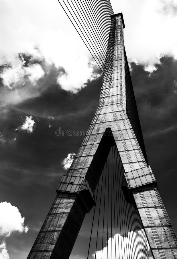 Construction Bridge / Concrete / Grey Color Stock Image - Image of ...