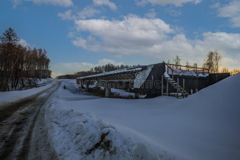 Construction of a Bridge on the M5 Motorway Stock Image - Image of hill ...