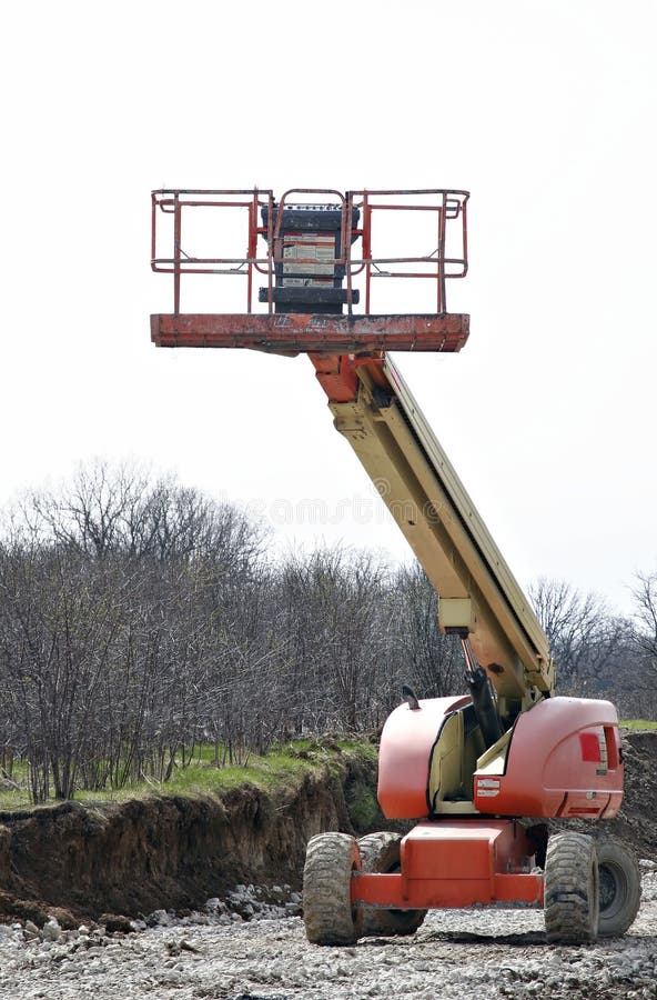 Construction Bucket Platform Stock Photo - Image of cage, high: 2316542