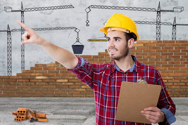 Construction stock photo. Image of plan, architect, manager - 85809436
