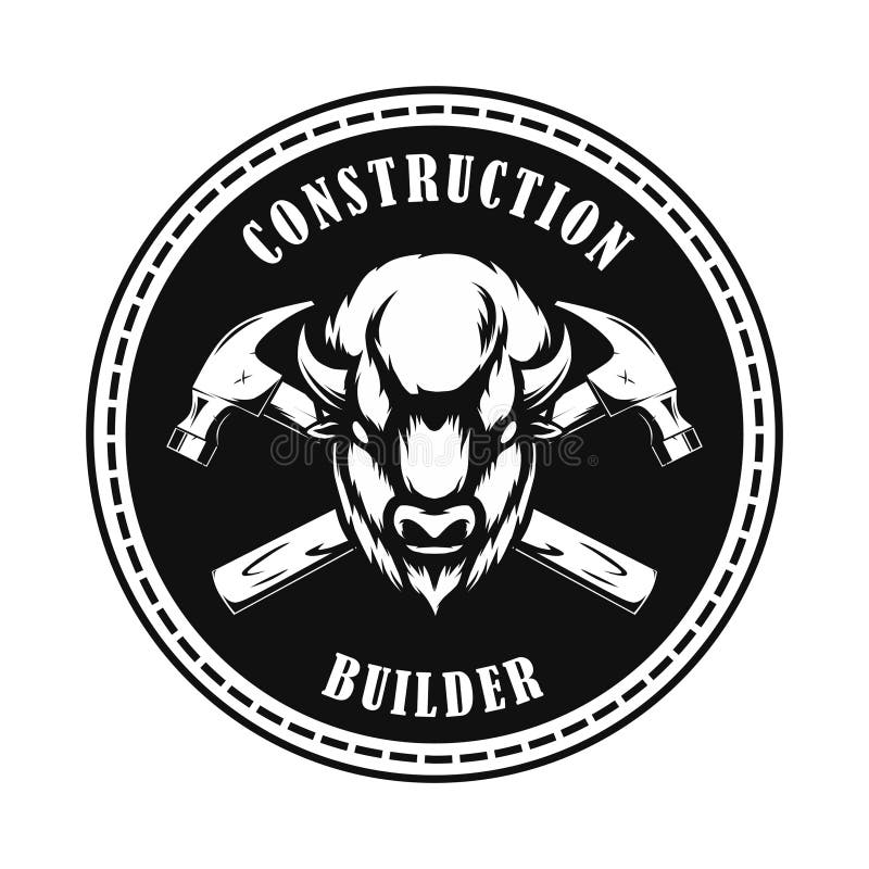 Bull Construction Worker Stock Illustrations – 66 Bull Construction ...