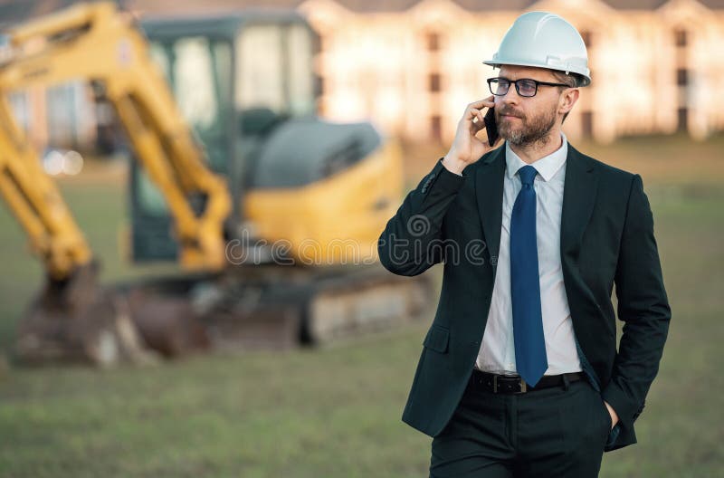Construction Builder Manager or Supervisor at a Construction Site ...