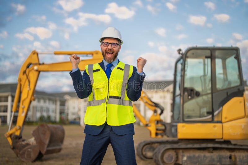 Construction Builder Manager or Supervisor at a Construction Site ...