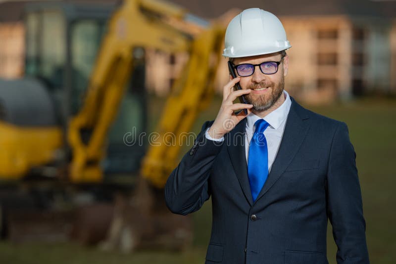 Construction Builder Manager or Supervisor at a Construction Site ...