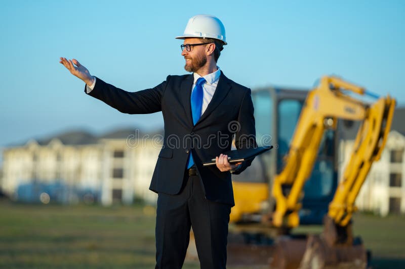 Construction Builder Manager or Supervisor at a Construction Site ...