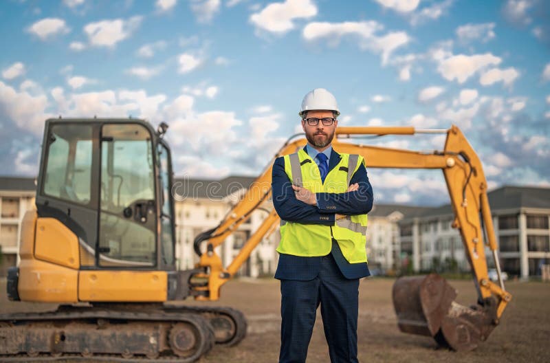 Construction Builder Manager or Supervisor at a Construction Site ...