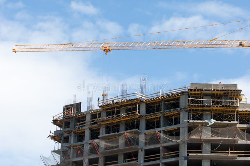 Construction Building, Development Constructing Stock Photo - Image of ...