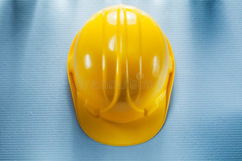 Construction Building Helmet Top View Stock Photo - Image of protection ...