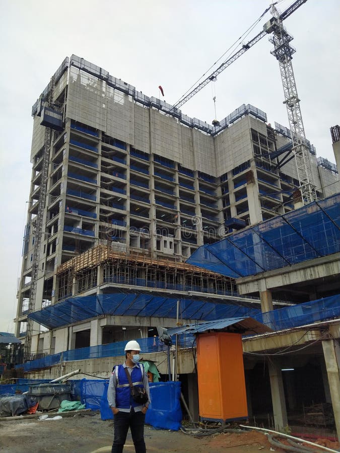 Construction Building at Jakarta Editorial Photo - Image of smart ...