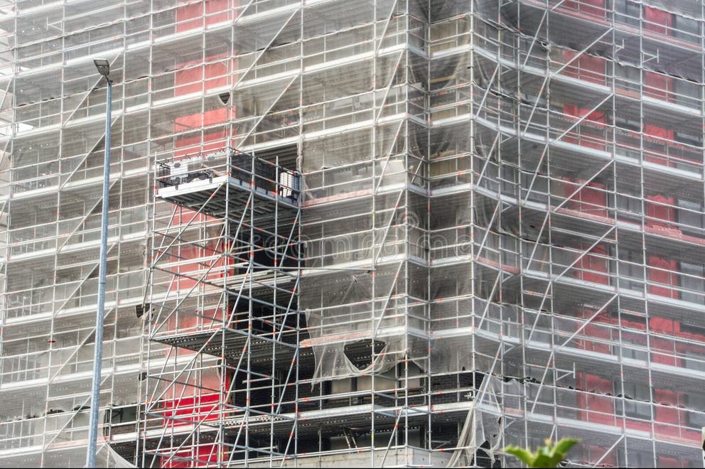 Construction stock photo. Image of tower, city, skyscraper - 371598916