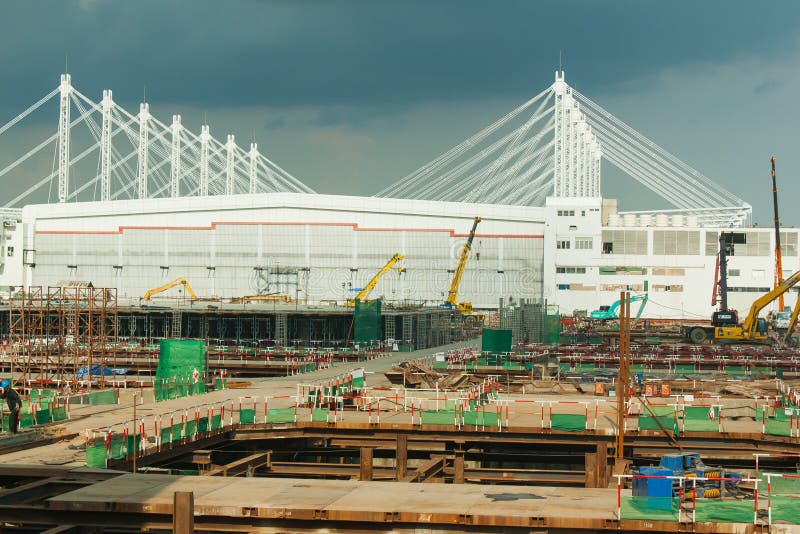 Construction editorial photography. Image of cement, structure - 43839647