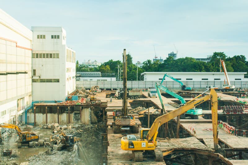 Construction editorial stock photo. Image of worker, concrete - 43840123