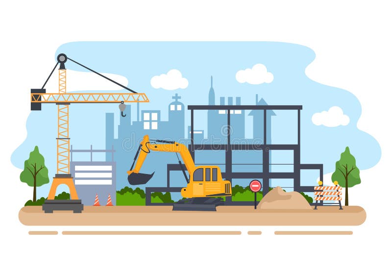 Cartoon Construction Foundation Stock Illustrations – 659 Cartoon ...