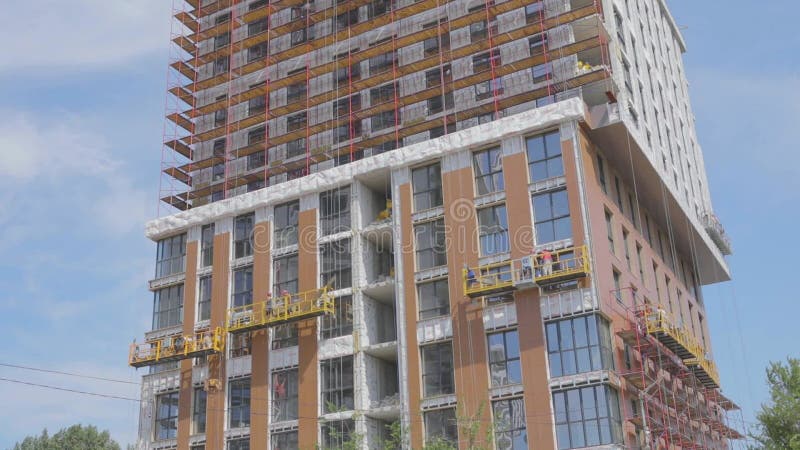 Residential Building Construction. the Construction of the Building ...