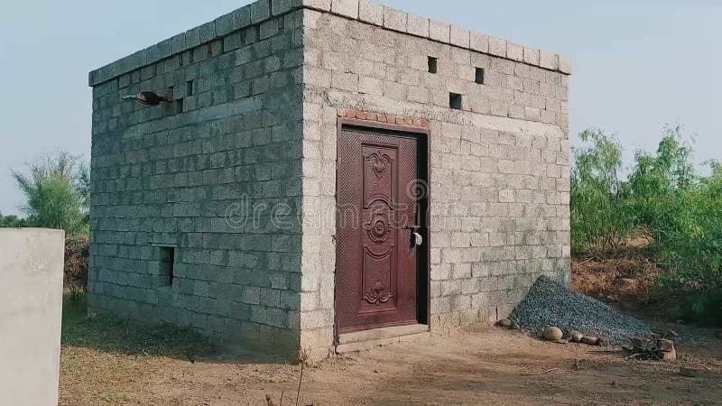 A Construction Built Using Rectangular Stone or Concrete Blocks Made ...