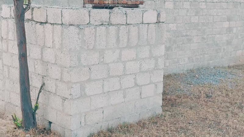 A Construction Built Using Rectangular Stone or Concrete Blocks Made ...