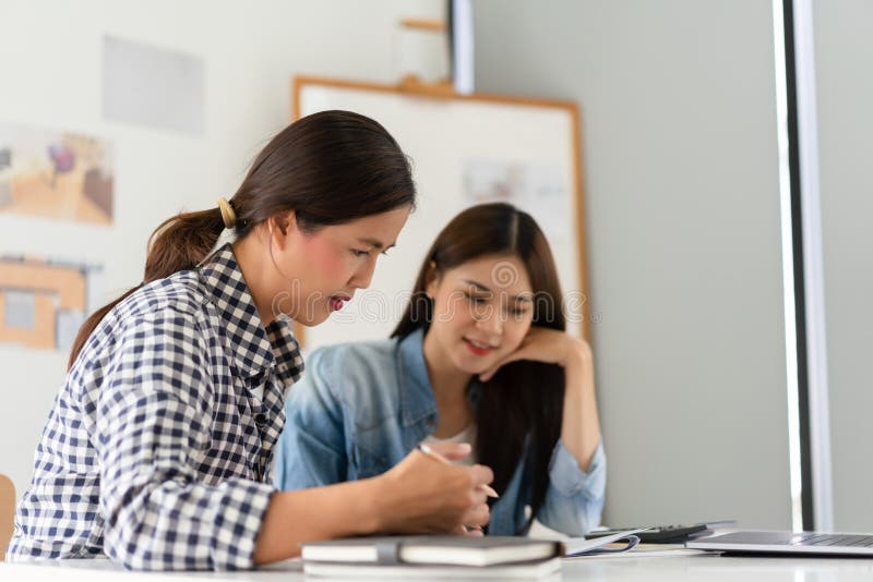 Construction Business Plan Concept, Two Architects Discuss about ...